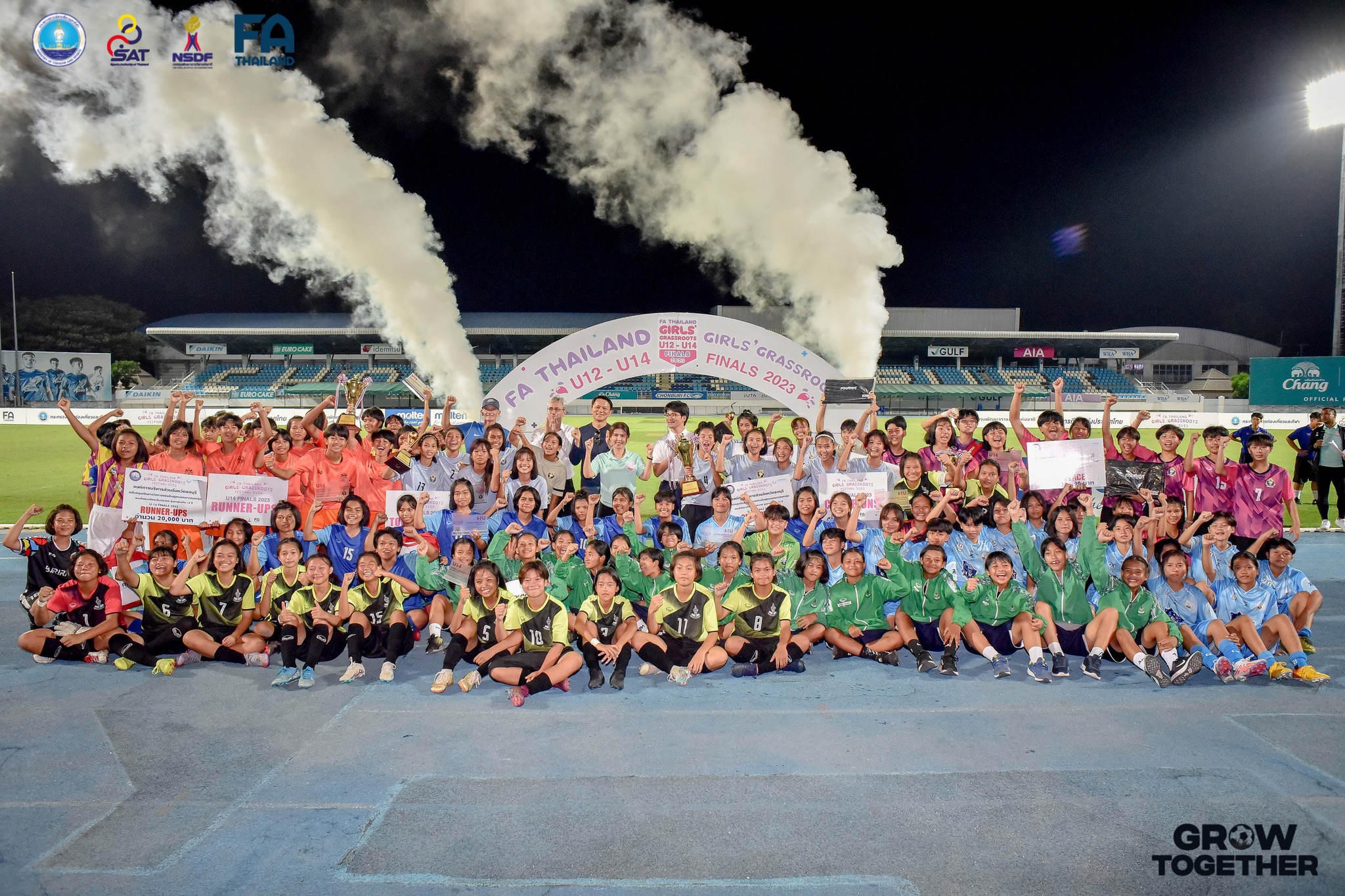 "โรงเรียนกีฬาจังหวัดชลบุรี" คว้าแชมป์ "Girls’ Grassroots Festival U14"