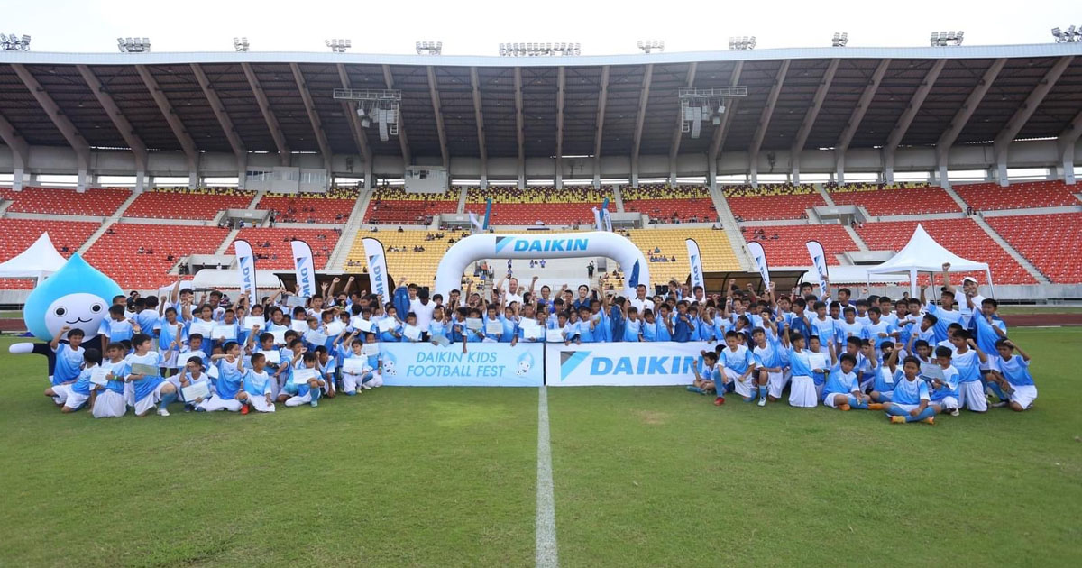 สมาคมฯ จับมือ "ไดกิ้น" เปิดรับเยาวชนร่วมฝึกศาสตร์ลูกหนัง "Daikin Kids ...